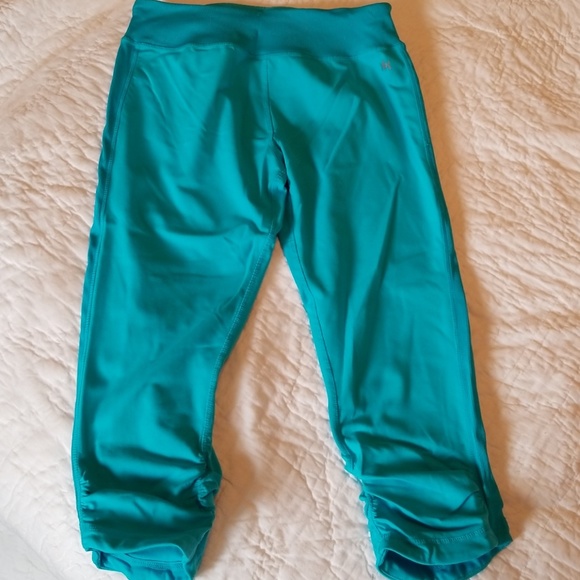 Kyodan | Pants & Jumpsuits | Kyodan Turquoise Capri Yoga Pants | Poshmark